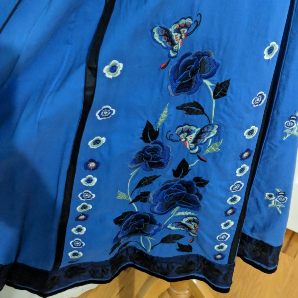 Anthropologie Lithe Silent Solstice Dress - Gem